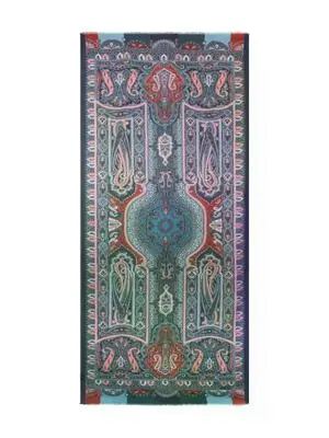 Etro Paisley-pattern Scarf - Blue