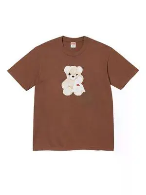 Supreme Bear-print T-shirt - Brown