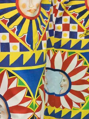 Dolce & Gabbana Printed Cotton Trousers