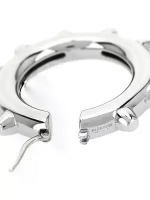 JIL SANDER Spike Embellished Hoop Earrings