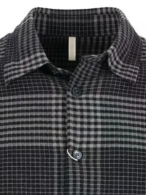SUNFLOWER Checked Long-sleeved Shirt - Grey