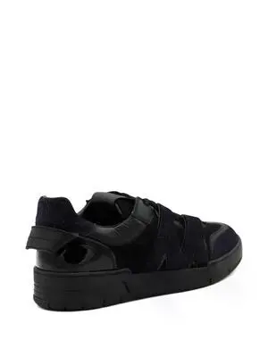 Moschino Lace-up Suede Sneakers