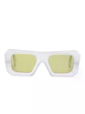 FAMILY AFFAIR Abbondanza Geometric Frame Sunglasses - Grey