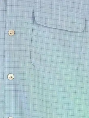 SUNFLOWER Pocket Check Shirt - Blue