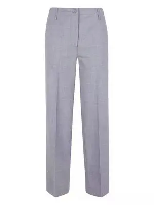 SEMICOUTURE Shelby Pleated Trousers - Grey