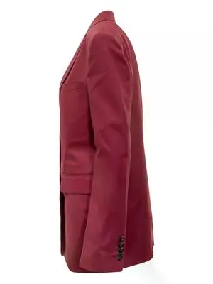 Stella McCartney Single-breasted Wool Blazer - Red