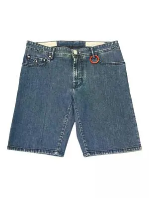 TRAMAROSSA Logo-patch Denim Shorts