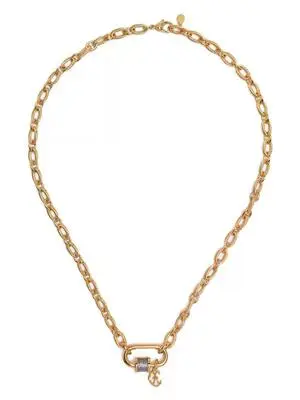 CHARRIOL Tone Stainless Steel Cable-link Necklace With Charm Detail