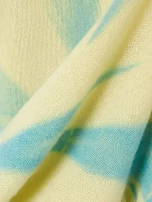 THE ELDER STATESMAN Mythic Y Tie-dyed Tranquility Cashmere Sweater