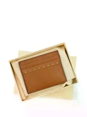Valentino Garavani Rockstud Leather Card Holder