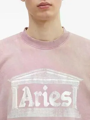Aries Temple Print Crewneck Sweatshirt