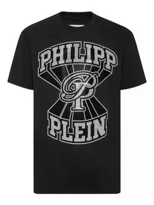 Philipp Plein Logo-embellished T-shirt - Black