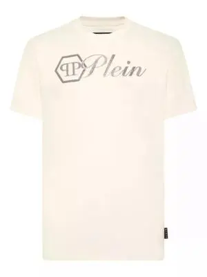 Philipp Plein Logo-embellished T-shirt - White