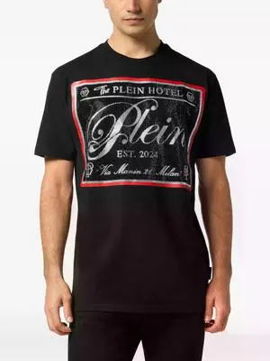 Philipp Plein Logo-embellished T-shirt - Black
