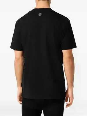 Philipp Plein Logo-print Hexagon T-shirt - Black