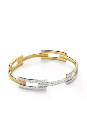 Monica Vinader Signature Link Diamond Bangle Bracelet