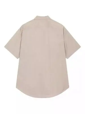 STUDIO TOMBOY Double-pocket Short-sleeve Shirt - Neutrals