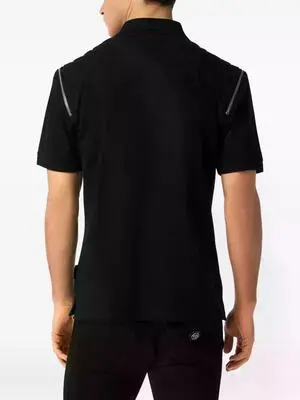 Philipp Plein Quilted-shoulder Polo Shirt