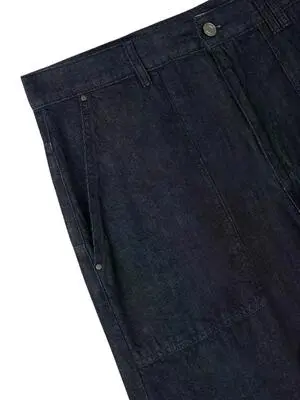 STUDIO TOMBOY High-waist Denim Cargo Pants - Blue