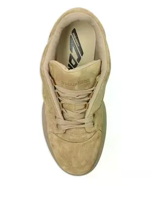 Dsquared2 Suede Logo Detail Lace-up Sneakers
