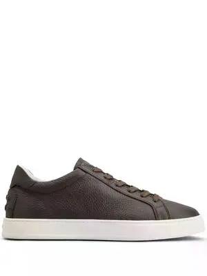 TOD'S Allacciata Cassetta Leather Sneakers - Brown