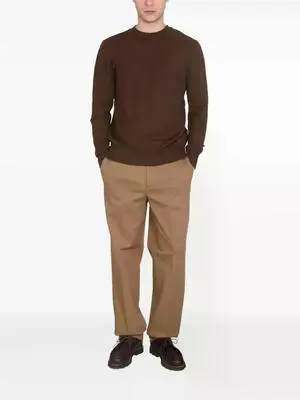 DEPARTMENT 5 Cotton-blend Straight-leg Trousers - Neutrals
