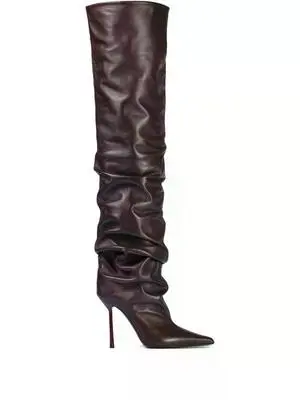 LE SILLA 100mm Bella Stiletto Thigh-high Boots - Red