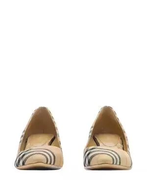 Burberry 55mm Check Dame Pumps