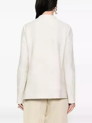 Emporio Armani Asymmetric-fastening Jacket - Neutrals