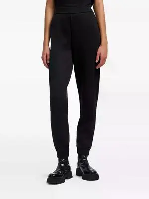 Emporio Armani Elastic Waist Track Pants - Black