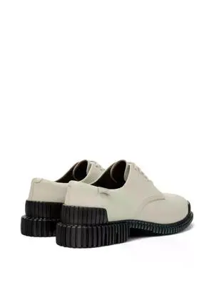Camper Lace-up Almond Toe Flat Sole Shoes