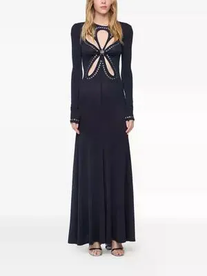 Rabanne Cut-out Embellished Maxi Dress