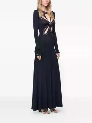 Rabanne Cut-out Embellished Maxi Dress