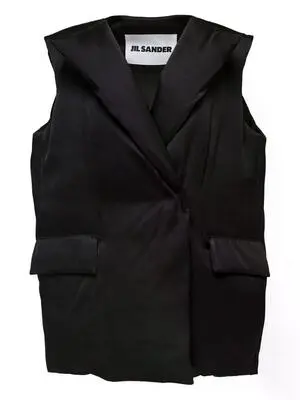 Jil Sander Button Detailed Vests For Women