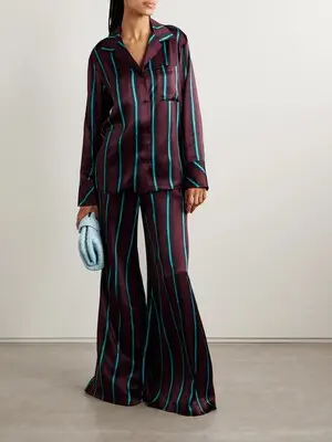 ROKSANDA Delan Striped Silk-satin Shirt - Multi