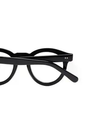 FAMILY AFFAIR The Smash Round Frame Clear Lens Eyeglasses