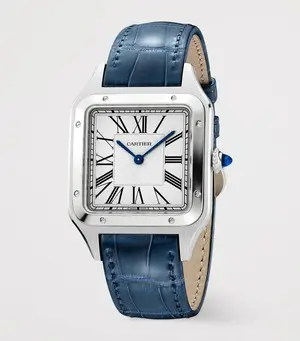 Cartier Stainless Steel Santos-dumont Watch - Silver