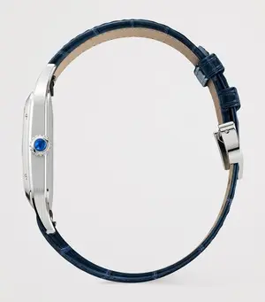 Cartier Stainless Steel Santos-dumont Watch - Silver