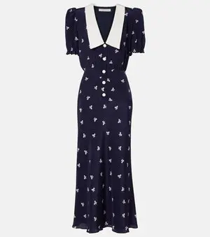 Alessandra Rich V Neck Day Dresses