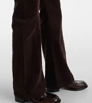 7 For All Mankind Twisted Corduroy Flared Trousers