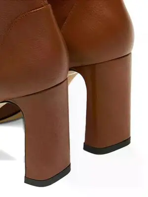 STUART WEITZMAN 85mm Babette Leather Ankle Boots