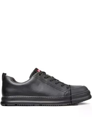 Camper Smooth Grain Leather Lace-up Sneakers With Rubber Toe Cap