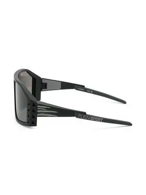 PLEIN SPORT The Wave Gen X.02 Oversize Sunglasses - Black