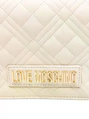 Moschino Quilted Chain-strap Shoulder Bag - Neutrals