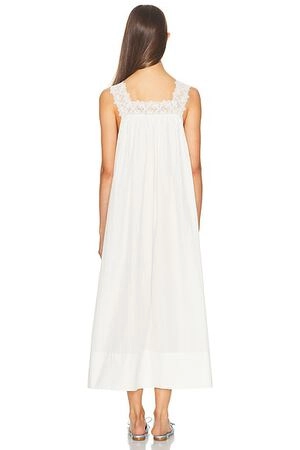 HELSA Midi Dress With Lace Detail