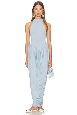 HELSA The Duchess Jersey Dress - Summer Sky