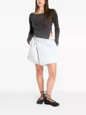 Carhartt Work In Progress Emery Wrap-front Mini Skirt