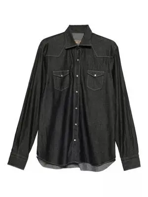 BARBA NAPOLI Cotton Pocketed Shirt