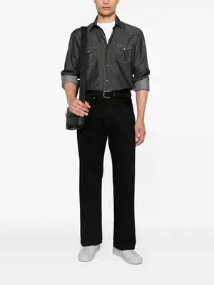 BARBA NAPOLI Cotton Pocketed Shirt