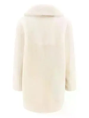 B&W Shearling Reversible Coat